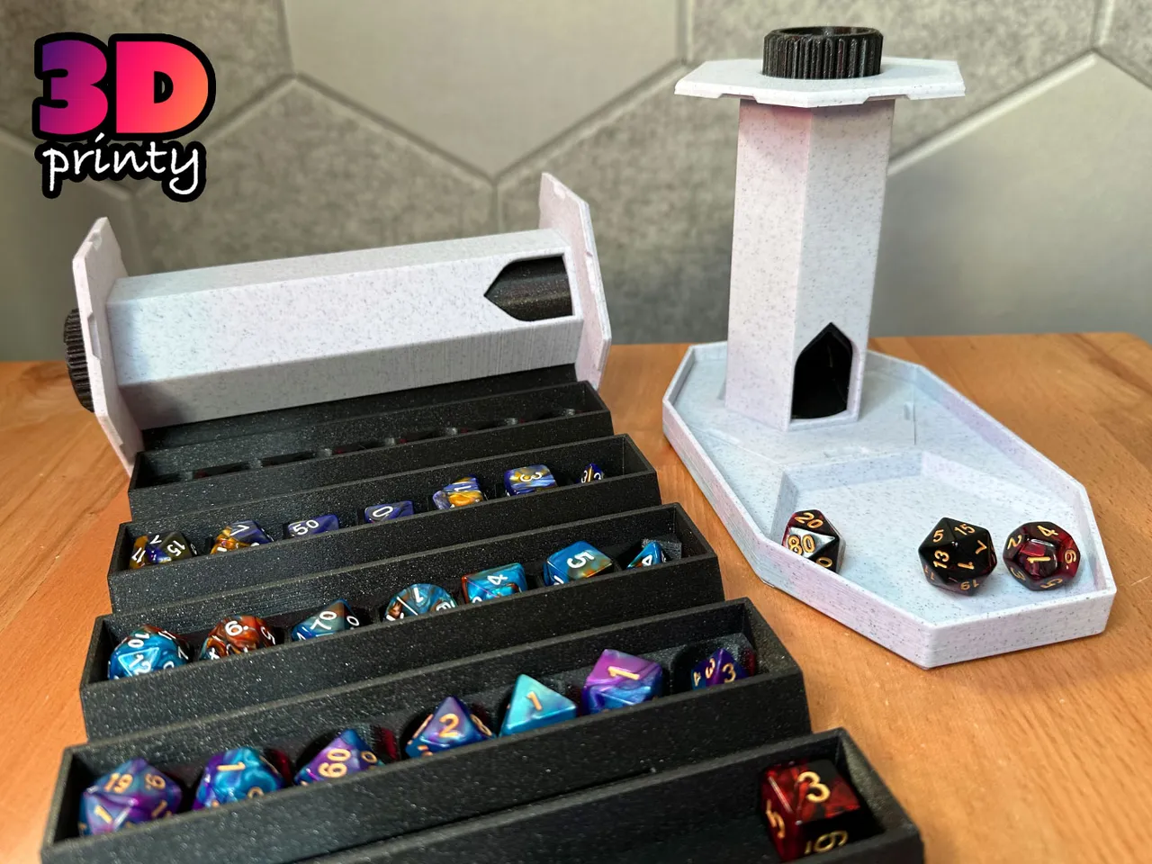 Rollup Dice Box - Tower Core by 3D Printy | Download free STL model ...
