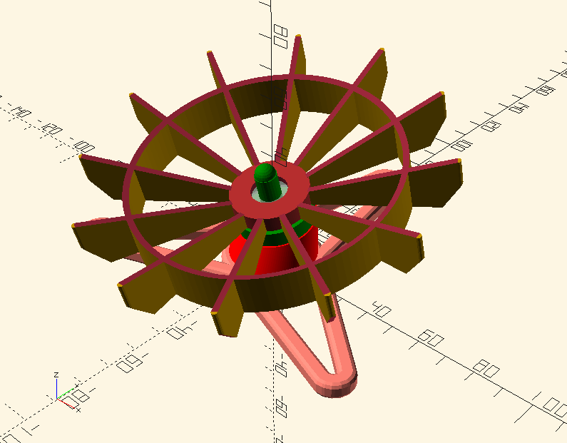 Hamster Wheel / Spinning Plate by gringer | Download free STL model ...