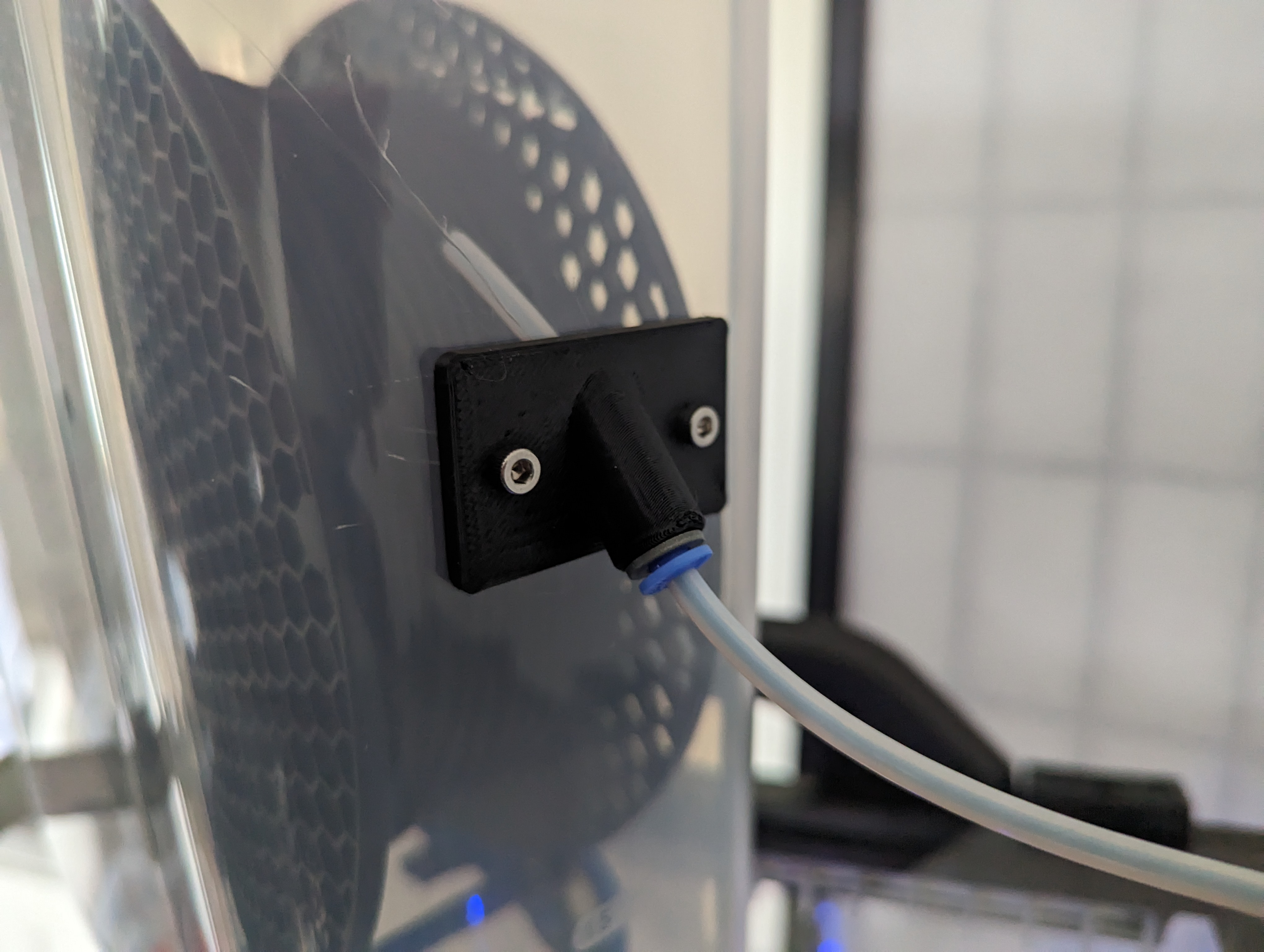 Drybox filament outlet for ECAS04 fitting by jphalip | Download free ...