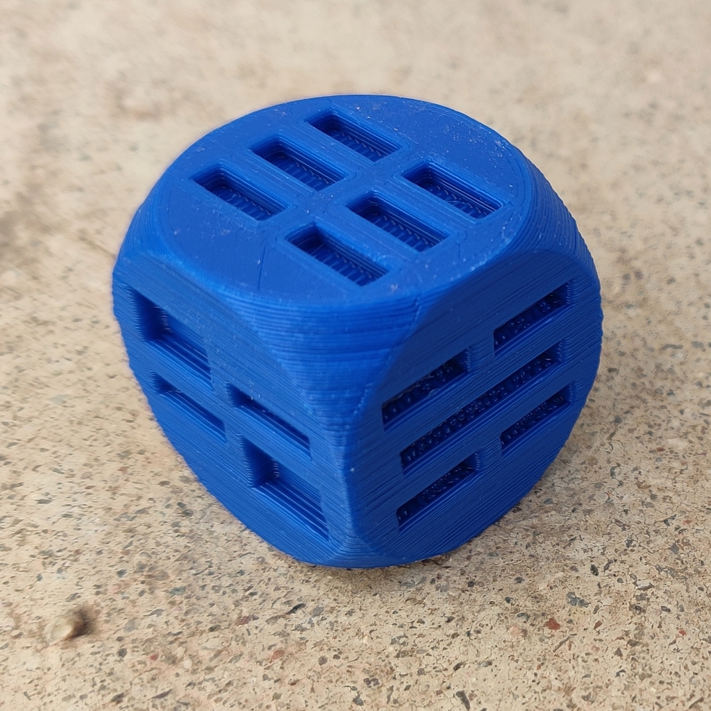 Dice with rectangle dots by Route3d6 | Download free STL model ...