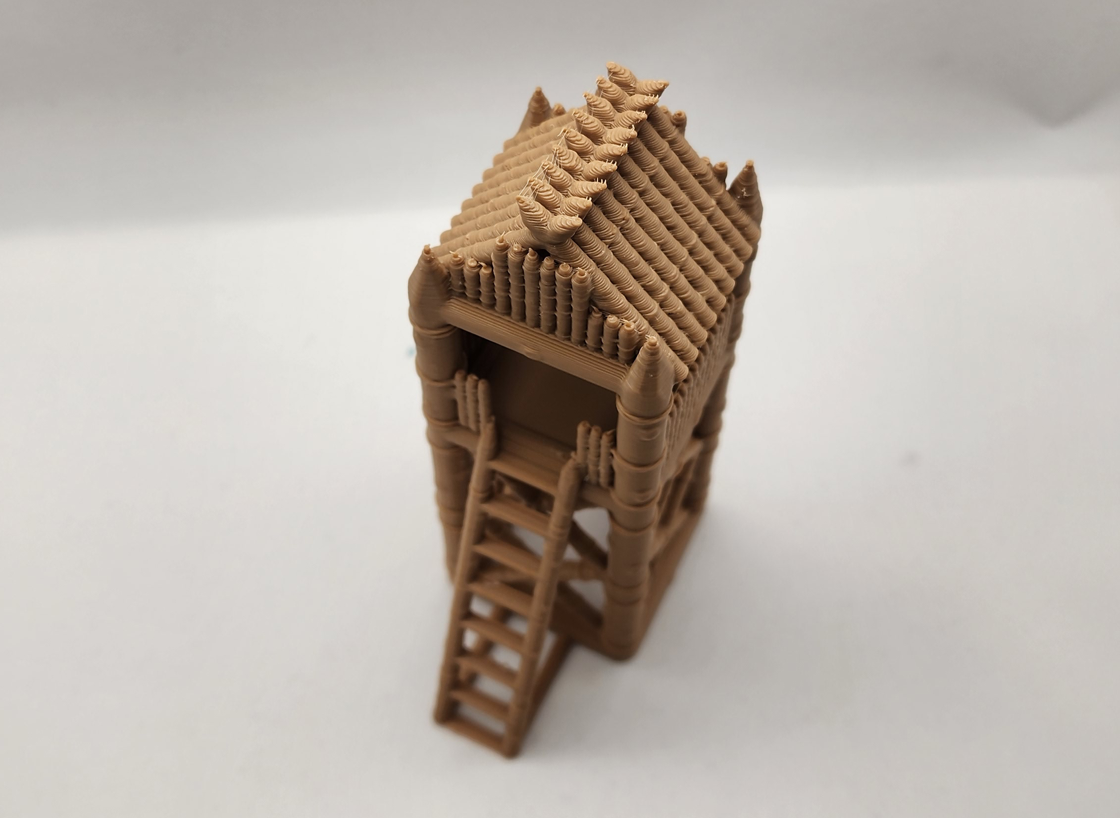 Medieval Palisade Lookout Tower No Supports Par Triple G Workshop