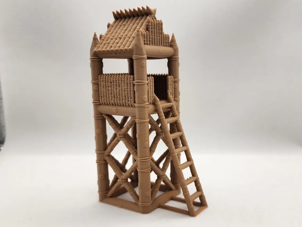 Medieval Palisade Lookout Tower - No Supports by Triple G Workshop ...