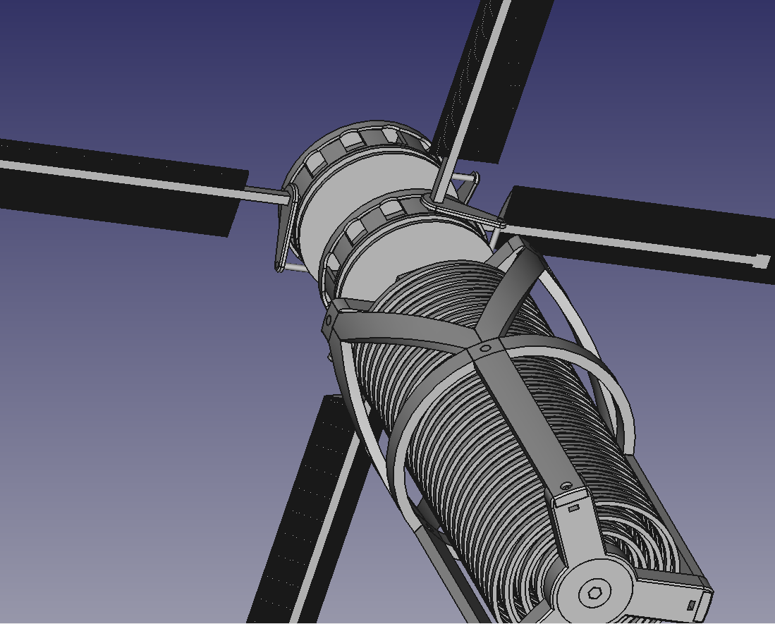 Spring Powered Coaxial Rotorcraft by zbuser | Download free STL model ...