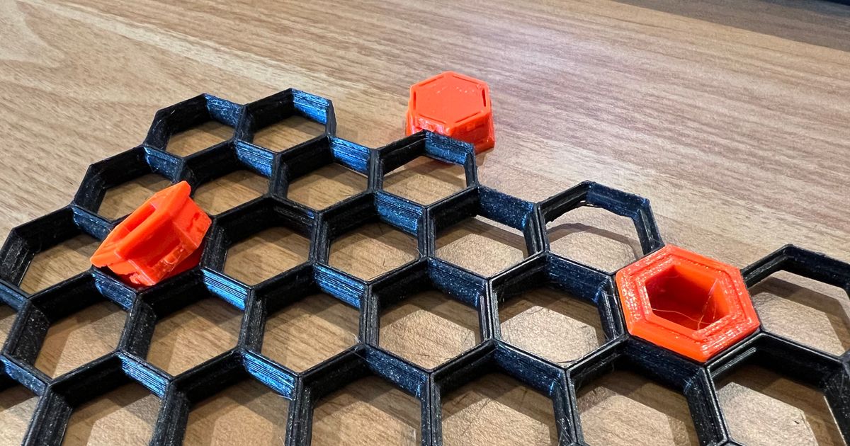 Honeycomb hook insert double tape by DST | Download free STL model ...