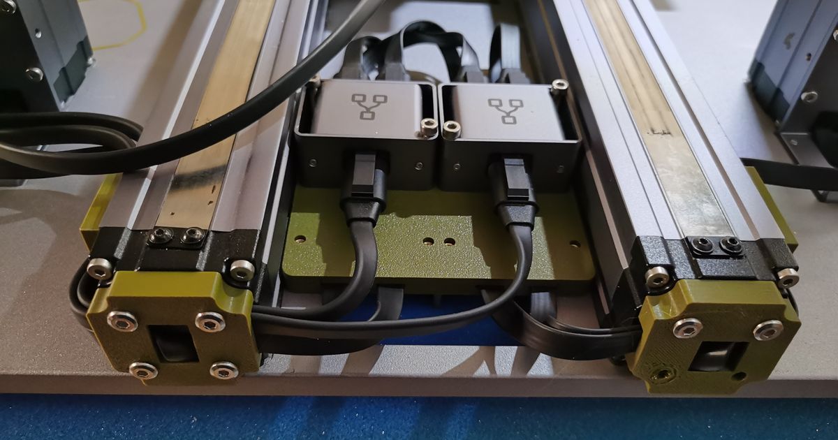 Y&Z axis hub base_cover for snapmaker 2.0 250/350 by Lmaker | Download ...