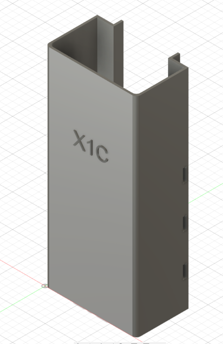 Bambu lab x1c rear poop bucket - including Fusion 360 file for easy ...