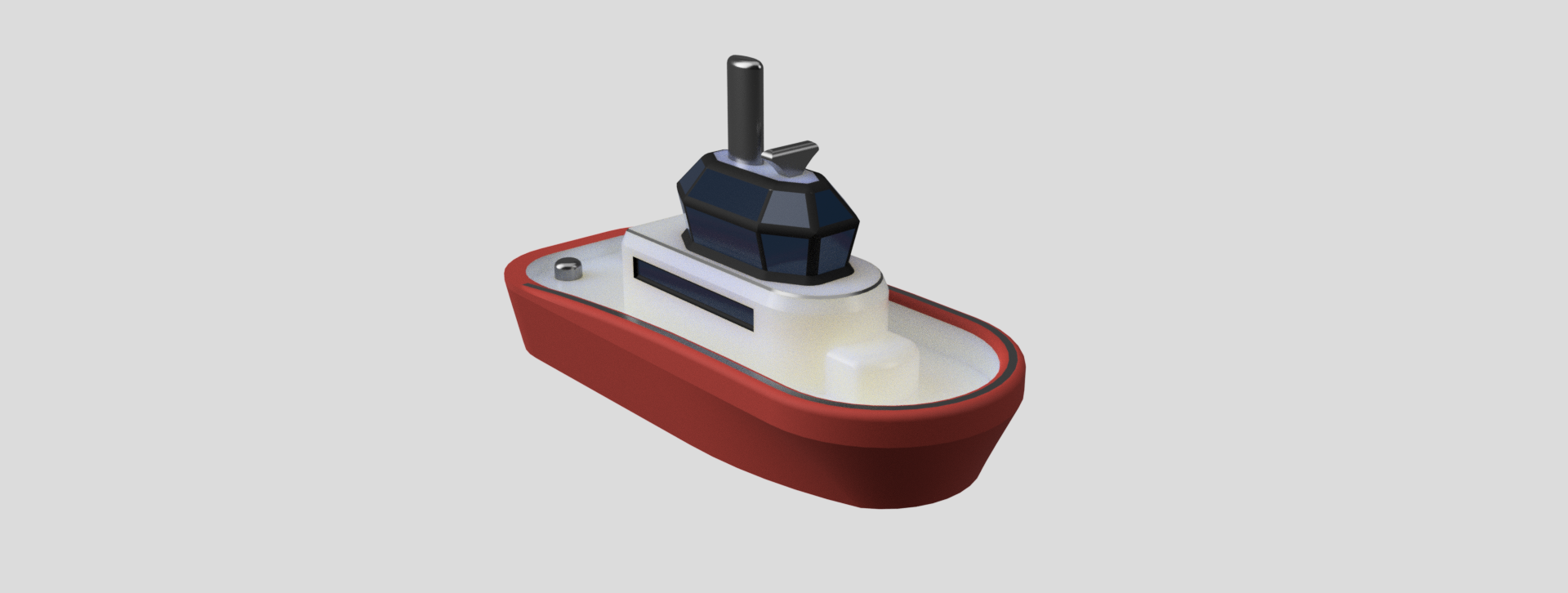 Simple Tug Boat (Floats & Resizable) by PowerBuffy | Download free STL ...