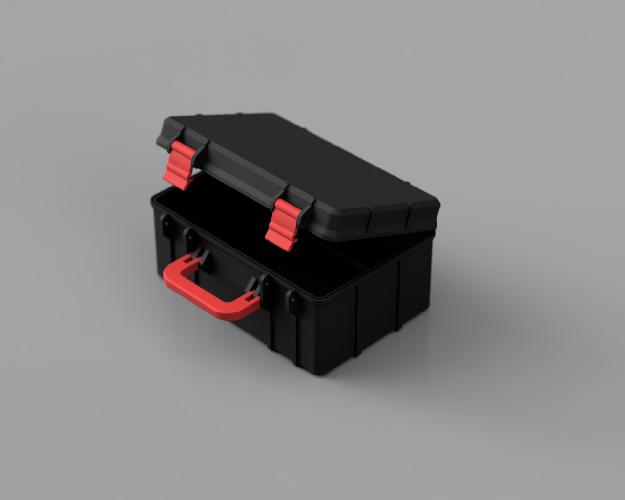 Parametric Rugged Box with Handle by Lush | Download free STL model ...