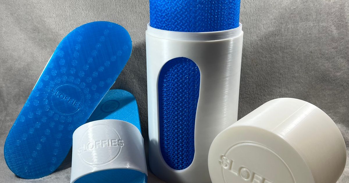 Sloffies(Slides) by Jeandre Groenewald | Download free STL model ...