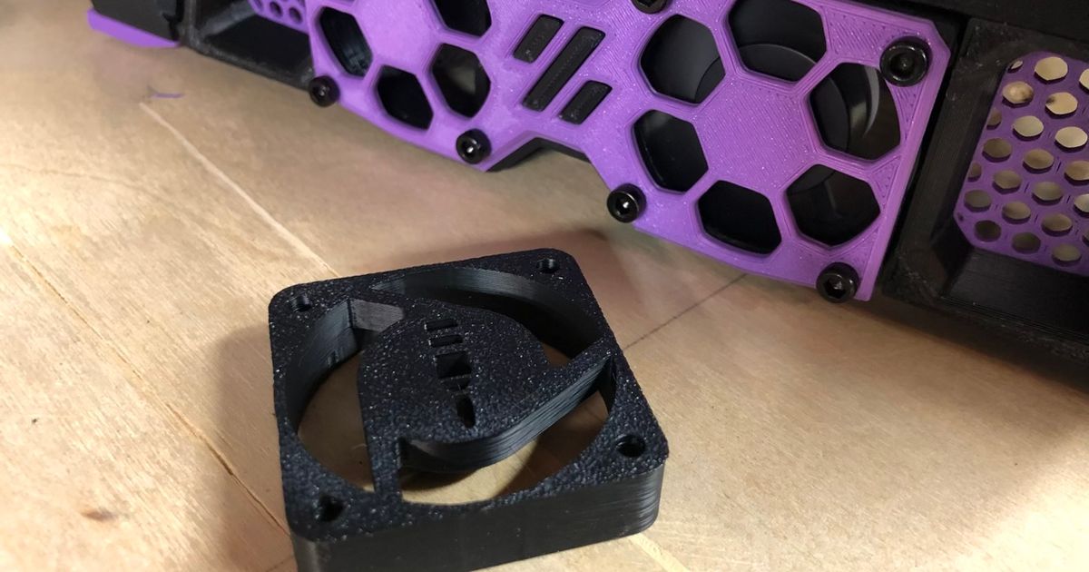 4010 Dummy Fan Spacer by KurtineczDesigns | Download free STL model ...
