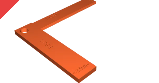 Right angle scale by Aarav | Download free STL model | Printables.com