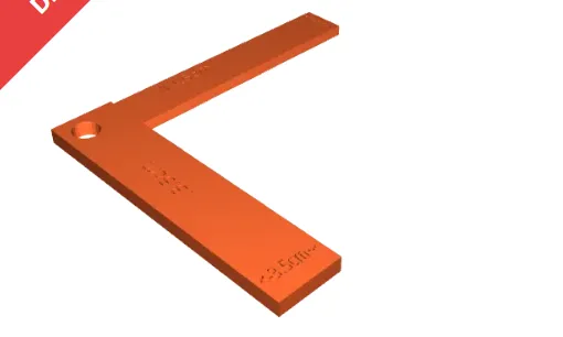 Right angle scale by Aarav | Download free STL model | Printables.com