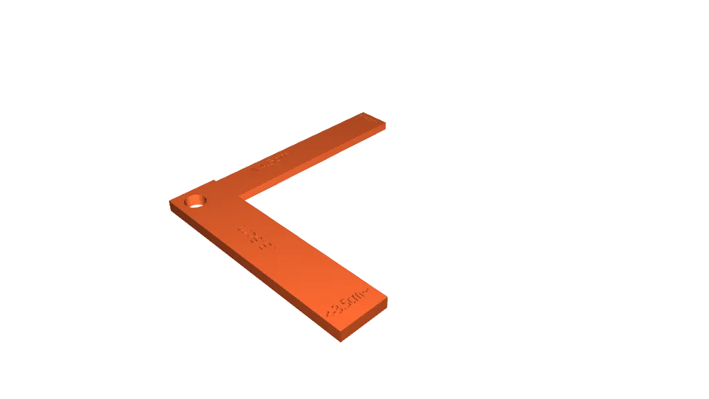 Right angle scale by Aarav | Download free STL model | Printables.com