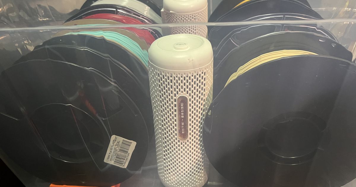 Micro Spool Holder for bookshelf/drybox by Dylan | Download free STL ...