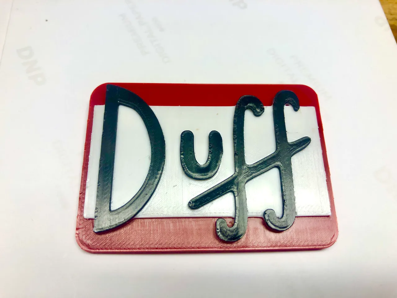 Duff Beer Magnet for Fridge by XL3 | Download free STL model ...