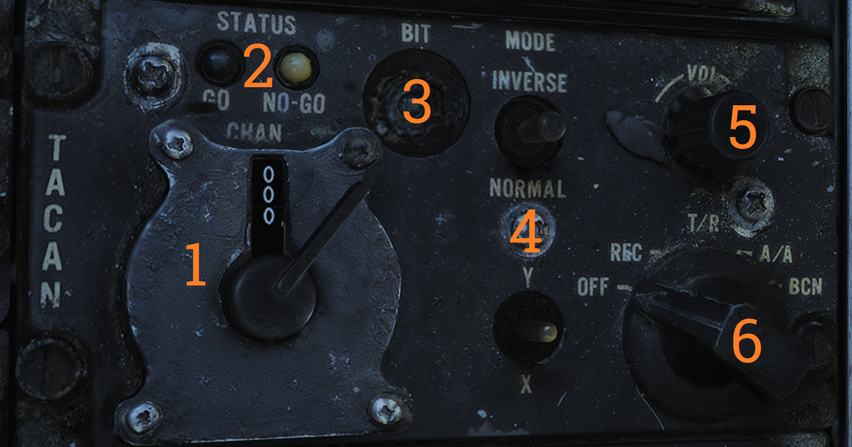 F-14 Tomcat TACAN Control Panel by DX6 | Download free STL model ...