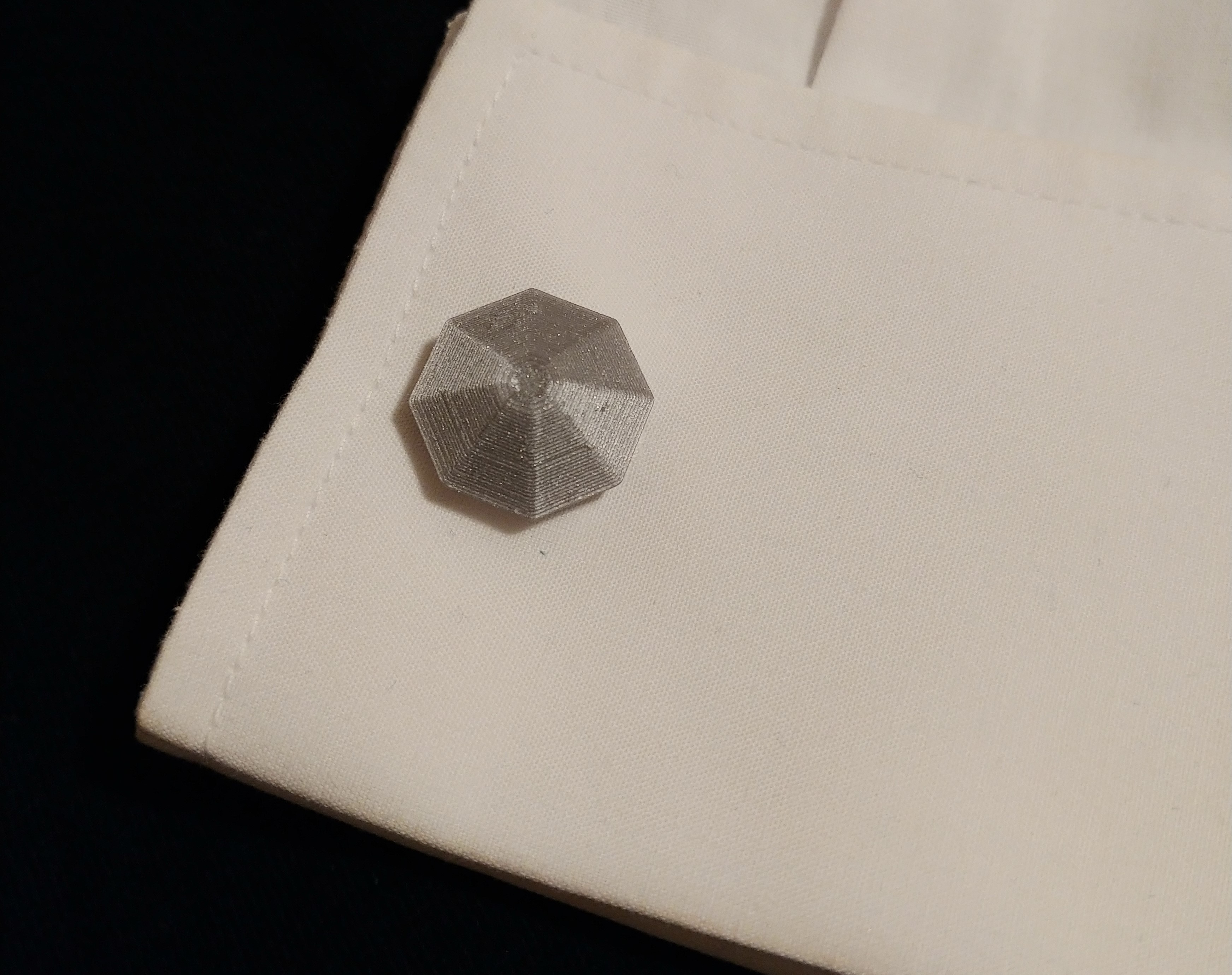 Magnetic Cufflinks and Tie Bar by BenD | Download free STL model ...