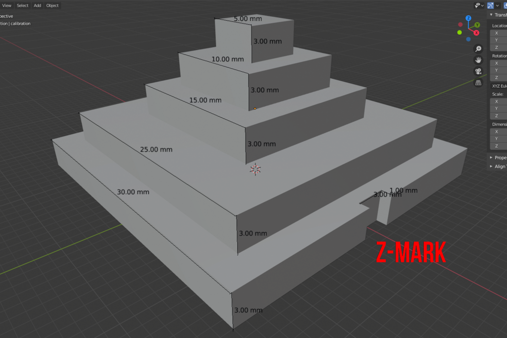 Calibration Ziggurat by heximcz | Download free STL model | Printables.com
