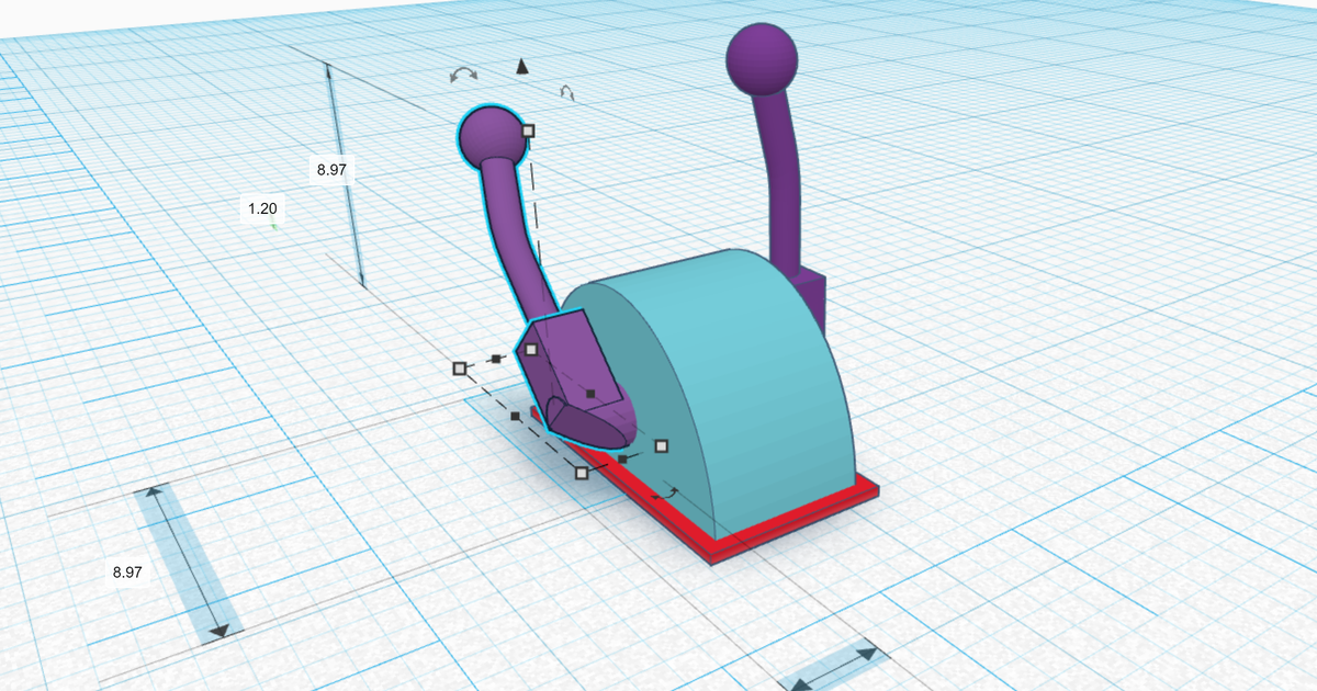 Double Boat Throttle by Leonardo Krause | Download free STL model ...