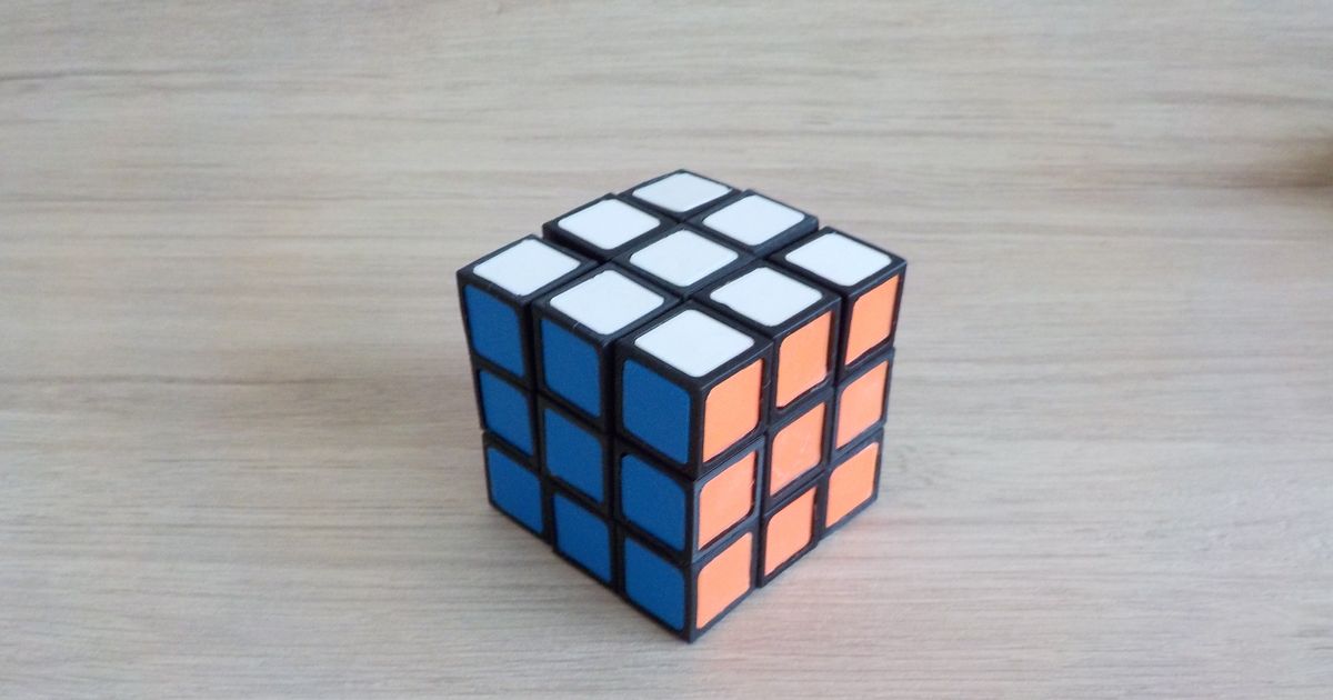 Rubik's cube (fully printable) von Pekapeque | Kostenloses STL-Modell ...