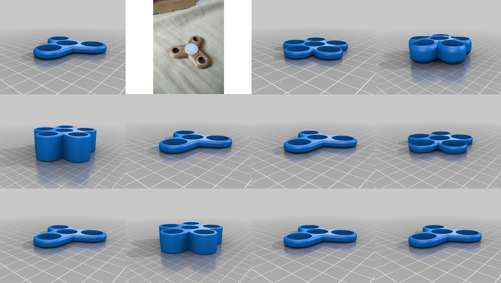 Parametric Spinner Fidget Toy (with soft edges) by grahampheath ...