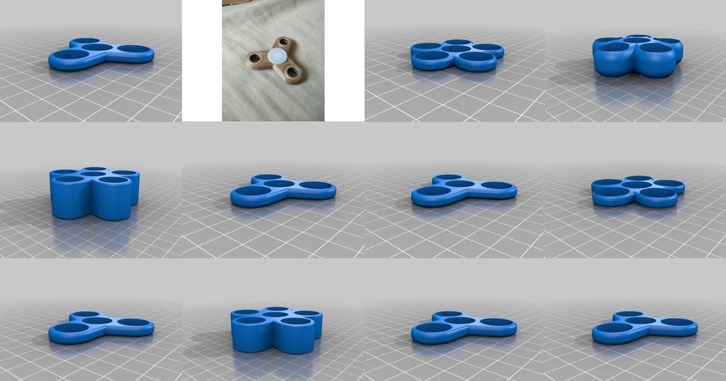 Parametric Spinner Fidget Toy (with soft edges) by grahampheath ...