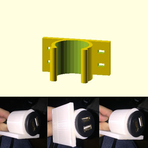 Parametric Round Clip Holder Zip Tie Version by grahampheath | Download ...