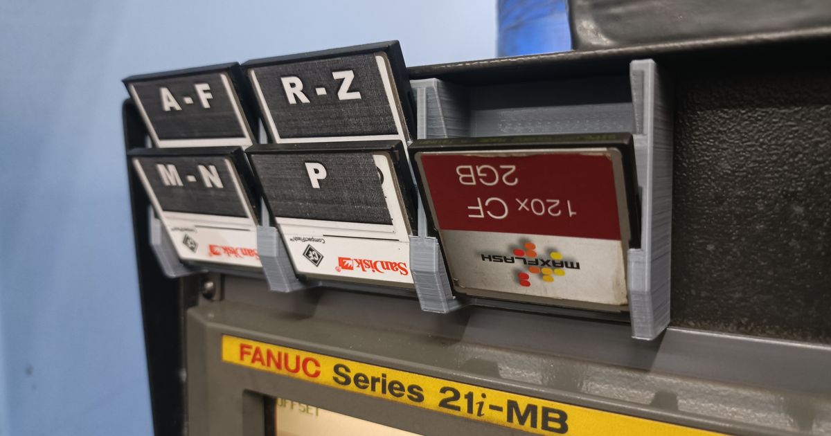 Compact Flash Card Storage by Matias Trevizani | Download free STL ...