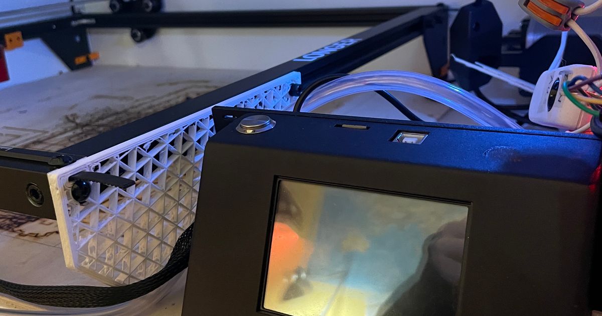 longer RAY 5 angled screen/foot laser cutter by Bob837 | Download free ...