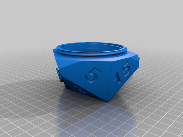 D20 Puzzle Di Holder MarkII by Penwiggle | Download free STL model ...