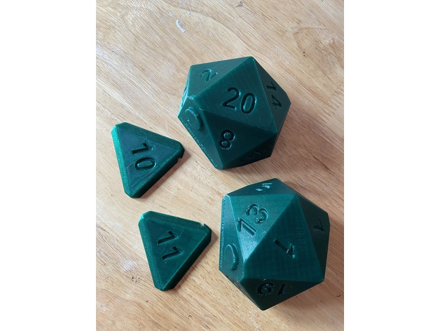 D20 Puzzle Di Holder MarkII by Penwiggle | Download free STL model ...