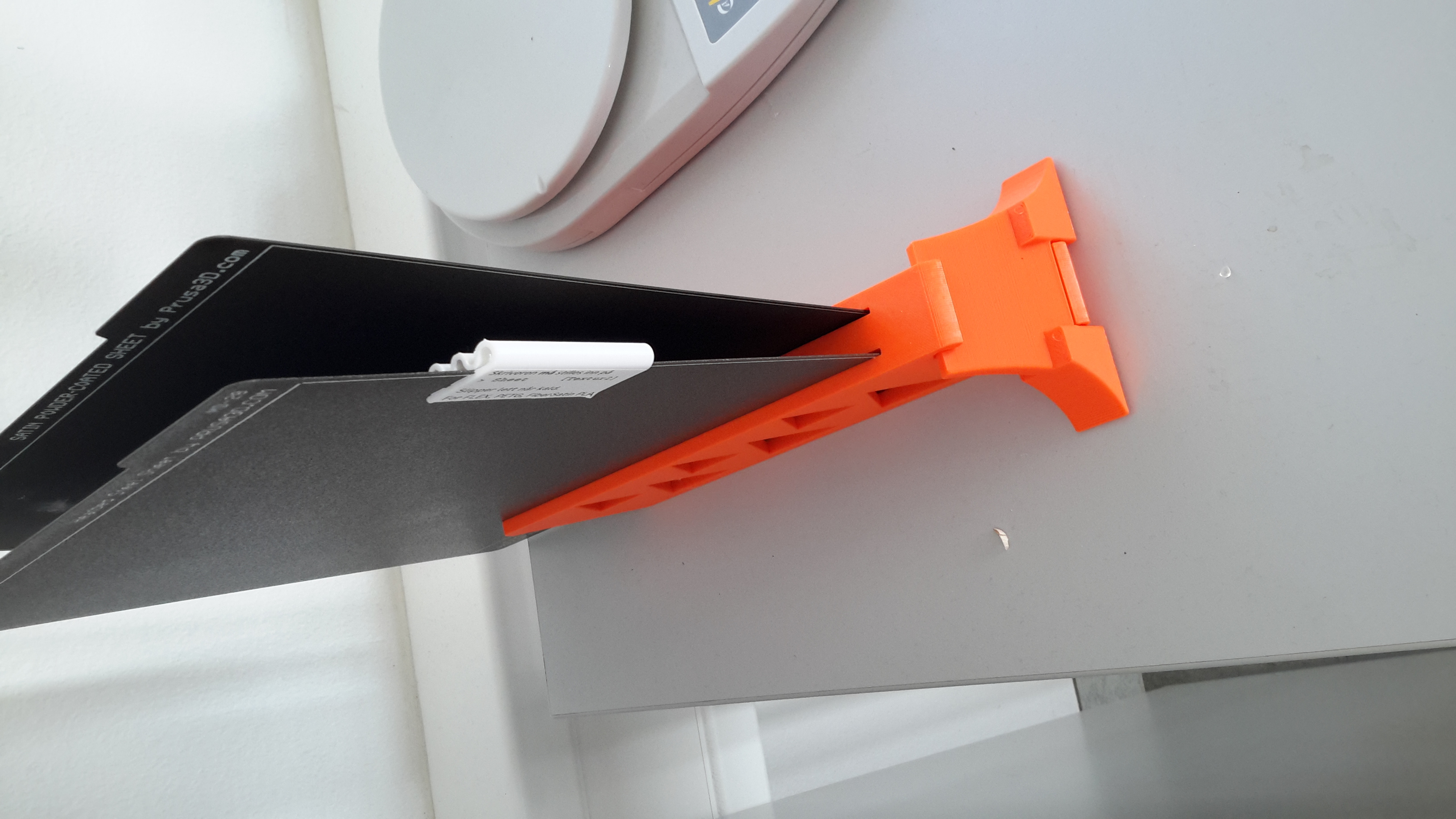 Table support for Prusa Steel Sheet Holder by JosteinG | Download free ...