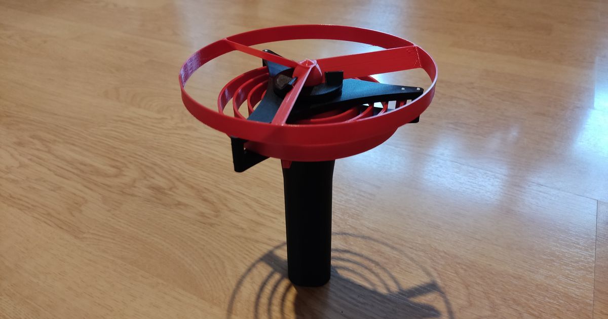 Spring powered propeller launcher by eveve05 | Download free STL model ...