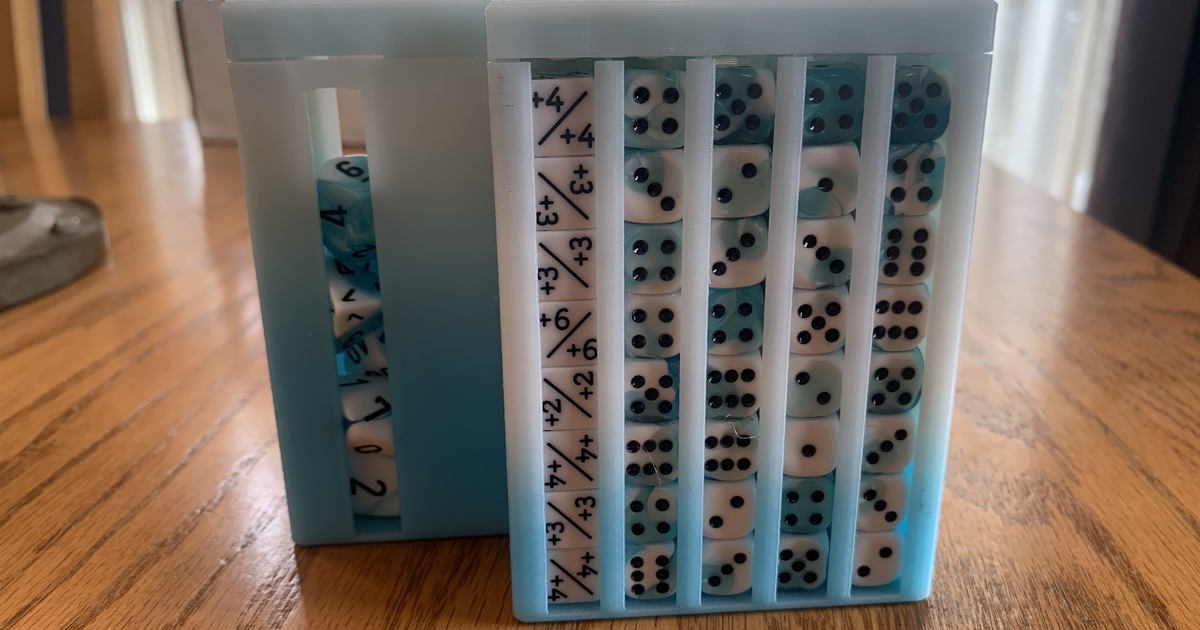 Cardbox Dice Containers by kwfredeen | Download free STL model ...