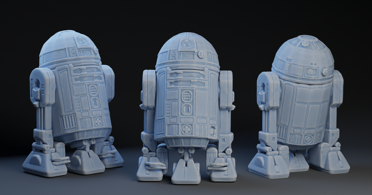 R2D2 by Peter Farell | Download free STL model | Printables.com