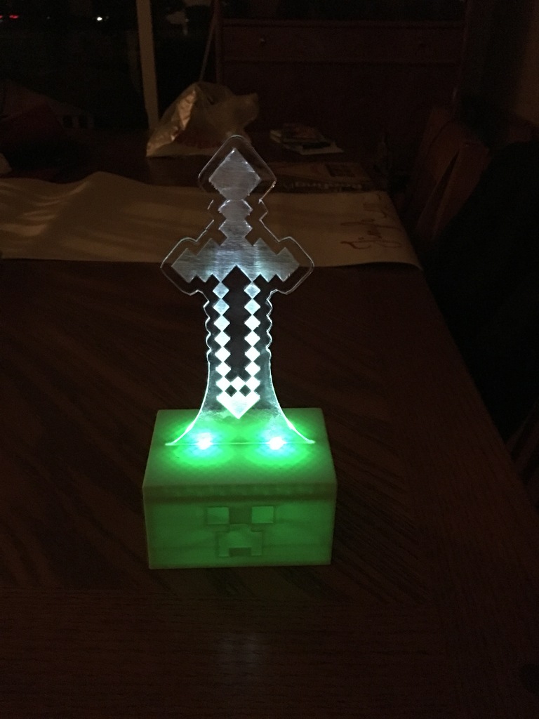 Minecraft Night Light by Dudley Holland | Download free STL model ...