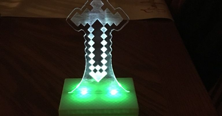 Minecraft Night Light by Dudley Holland | Download free STL model ...