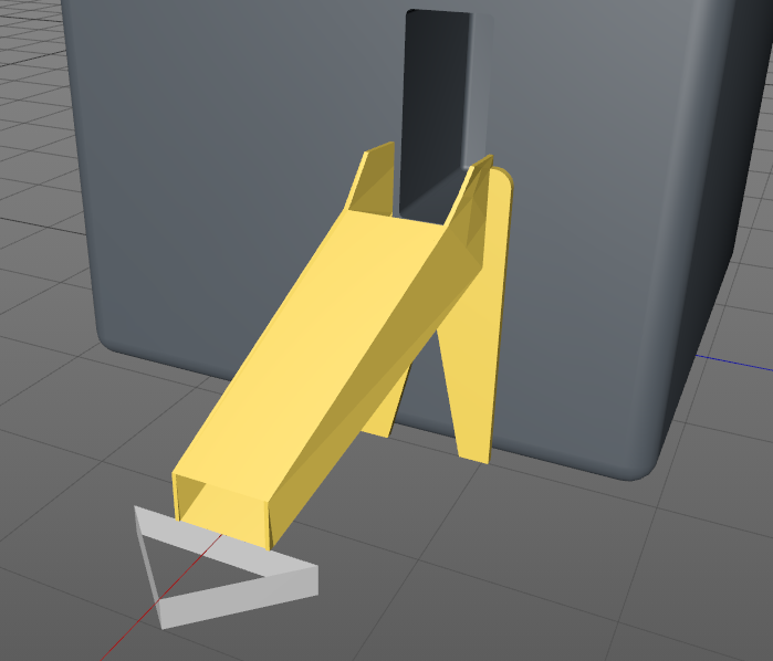 Bambu Centered Excess Chute by visualplastik | Download free STL model ...