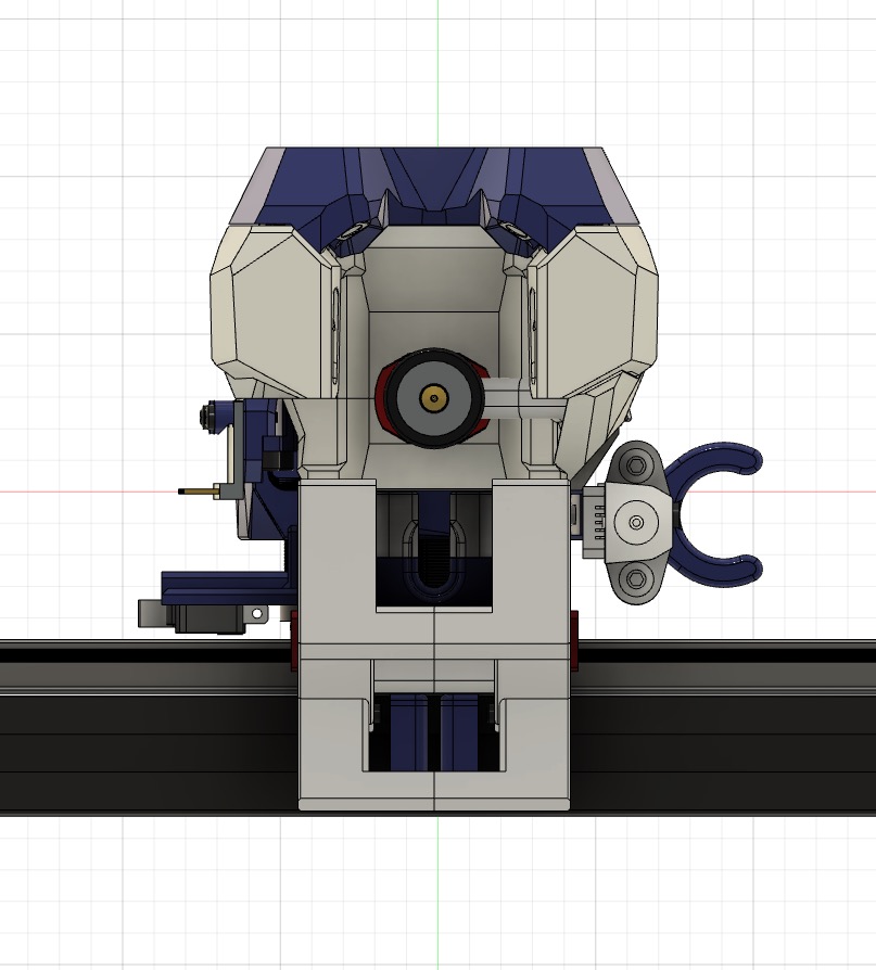 Voron StealthBurner Mount with BLTouch for Mega Zero V1 and Ender 3 by ...