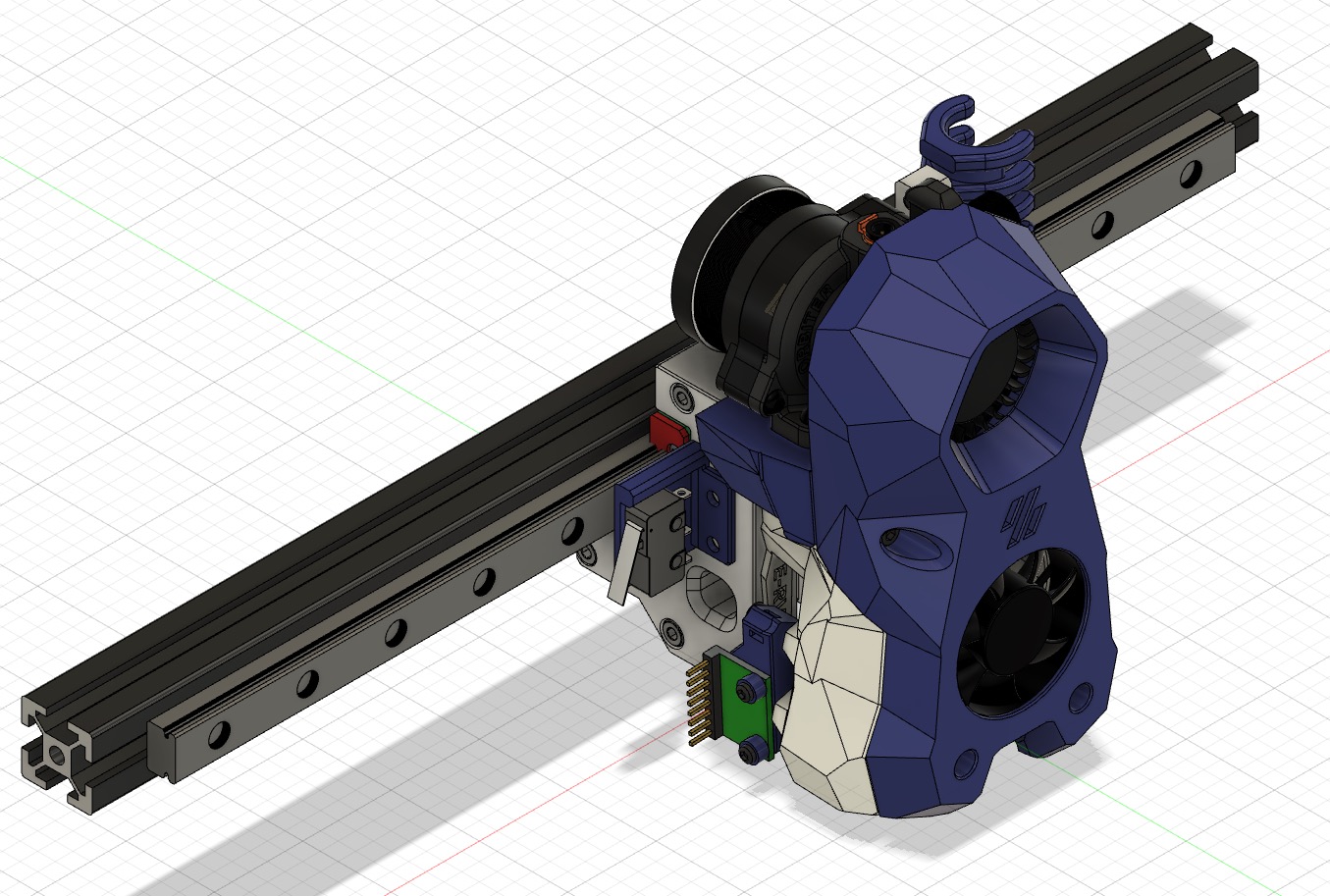 Voron StealthBurner Mount with BLTouch for Mega Zero V1 and Ender 3 by ...