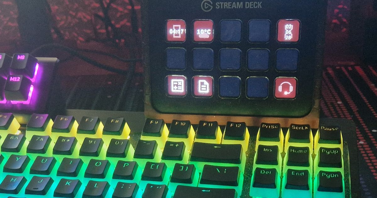 Stream Deck Keyboard Mount v2 (Mountain.gg Everest Keyboard) by ...