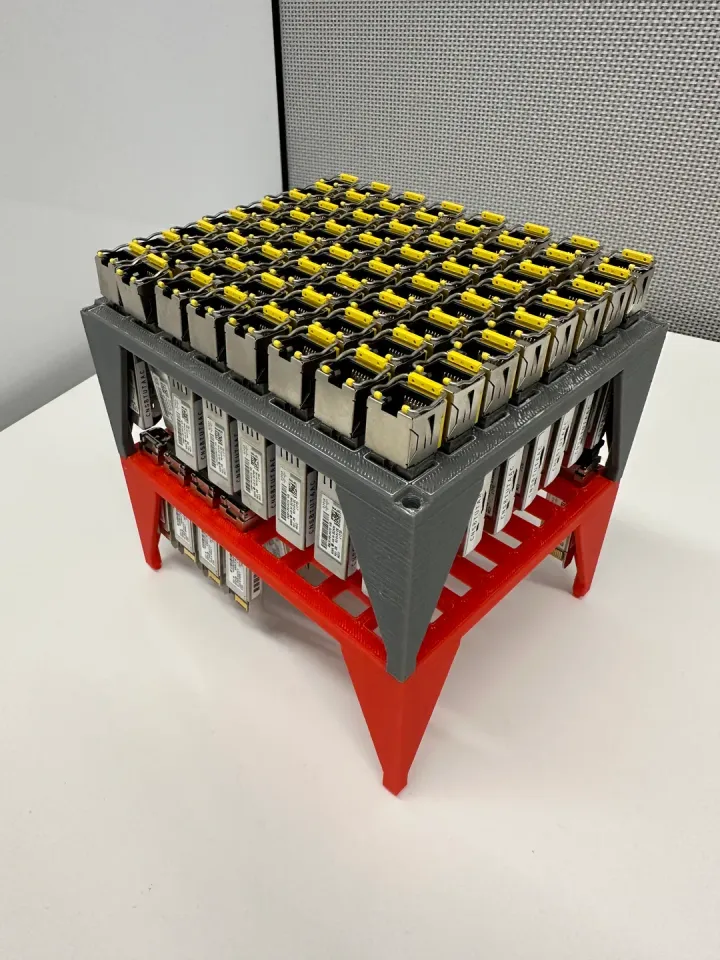 Stackable SFP holder by Frostbyte3D | Download free STL model ...