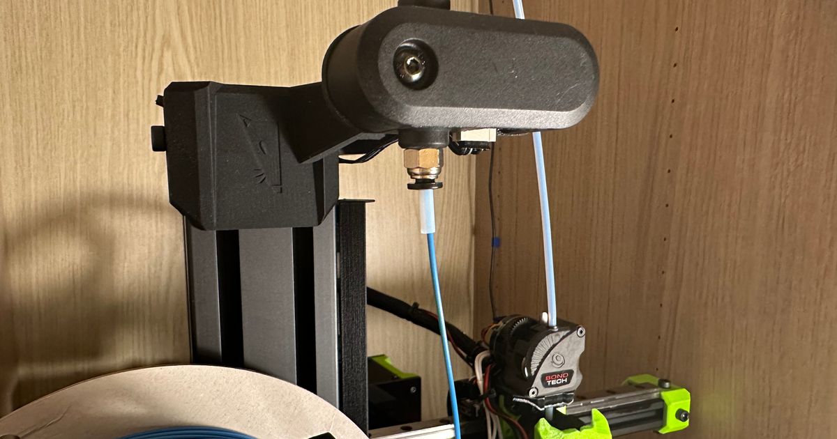 (right-mounted) Smart Filament Sensor z-cap for RatRig V-minion by ...