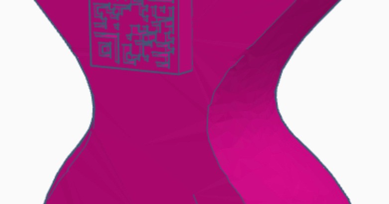 Simple bone shape dog tag with qr code by Dr. Wombatson | Download free ...