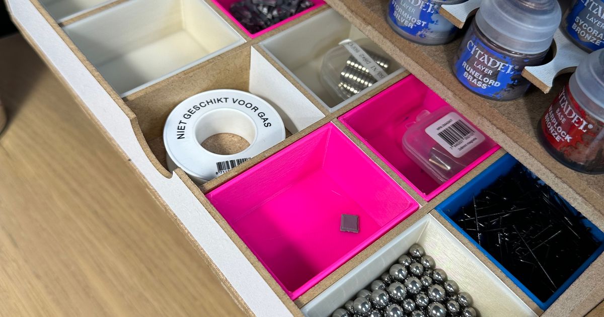 Hobbyzone drawer inset by Chris P | Download free STL model ...