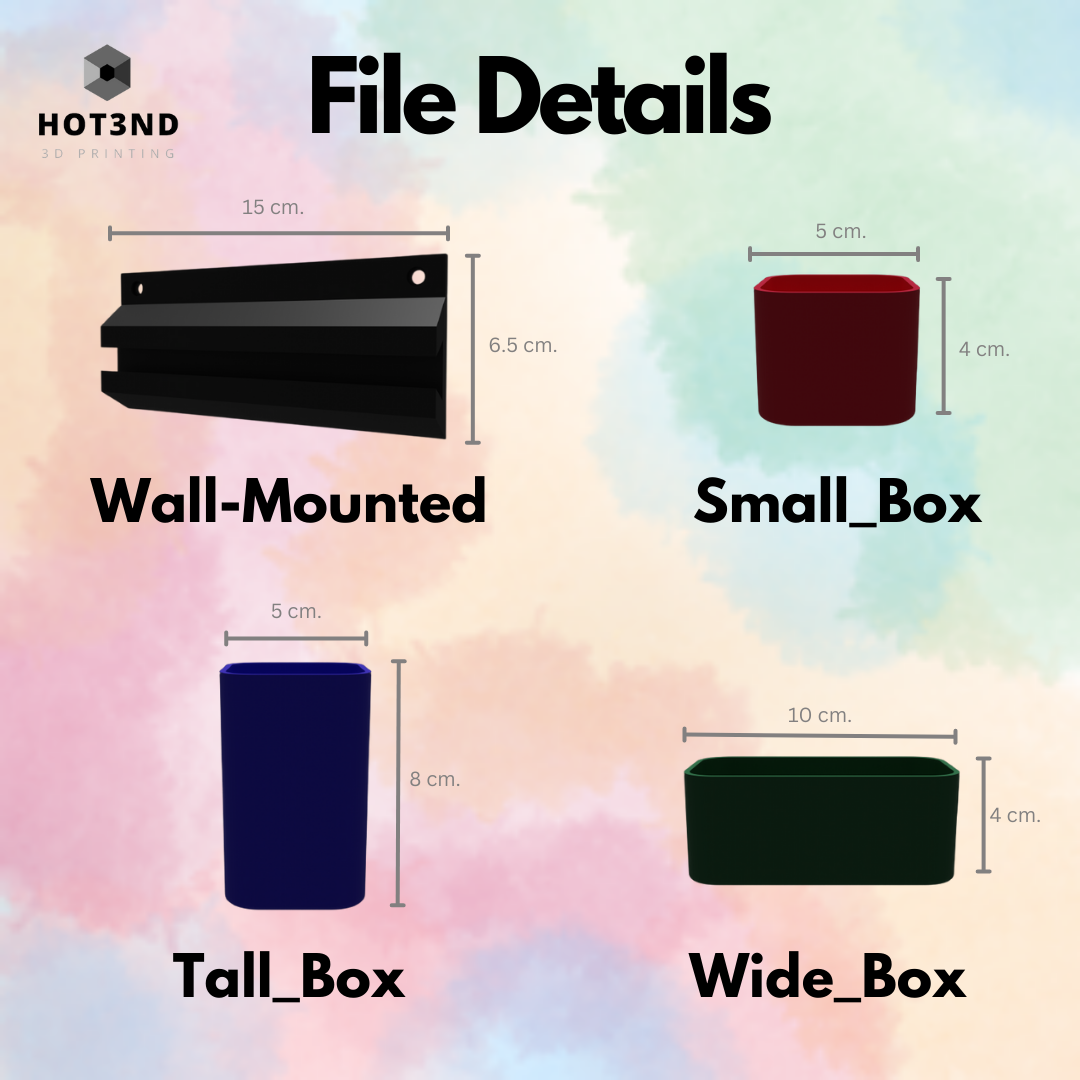 Wall-Mounted Storage System by Hot3nd | Download free STL model ...