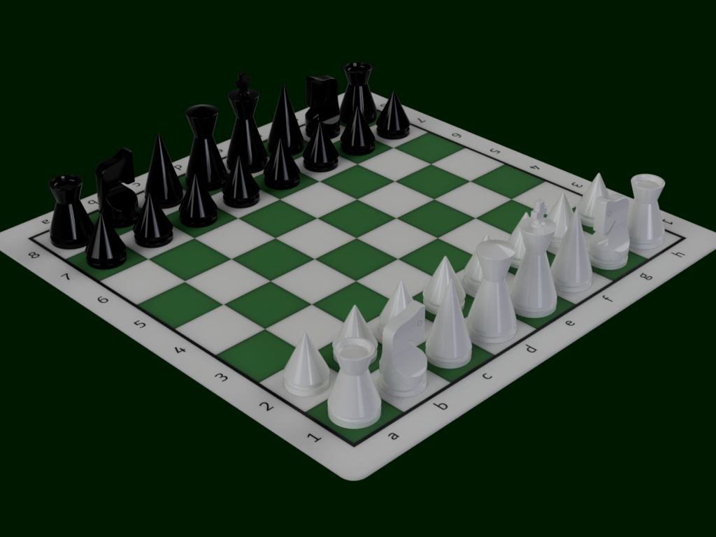 Soviet-era Russian Poni Minimalist Chess Set by Jeff Burton | Download ...