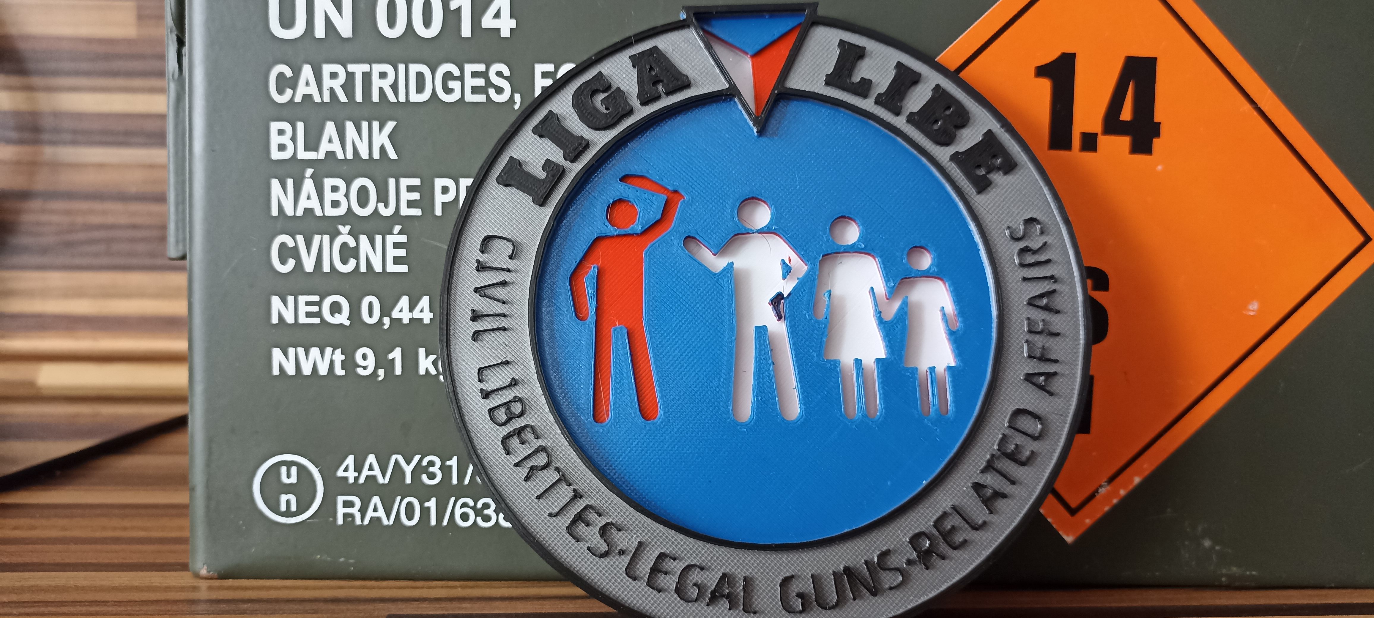 Liga LIBE logo by Maraktos | Download free STL model | Printables.com