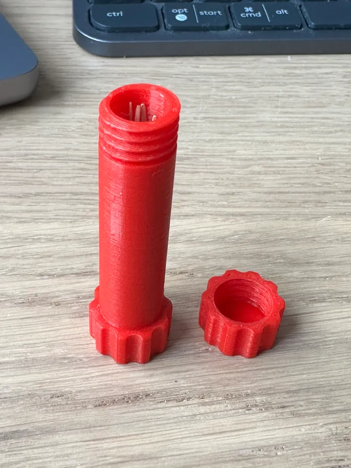 Toothpick Holder by Chris P | Download free STL model | Printables.com