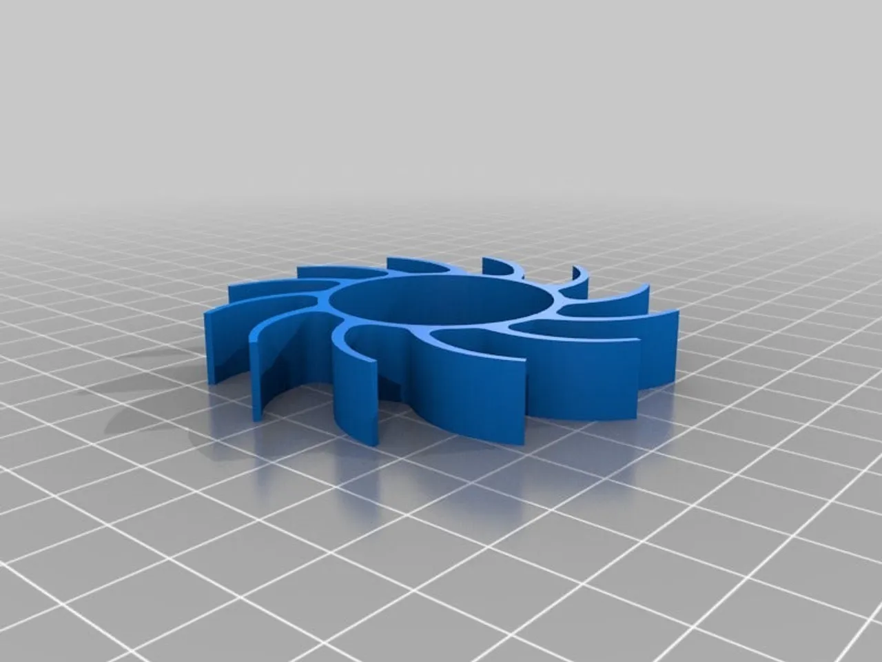 conversion axial fan for radial fan by Dionarap | Download free STL ...